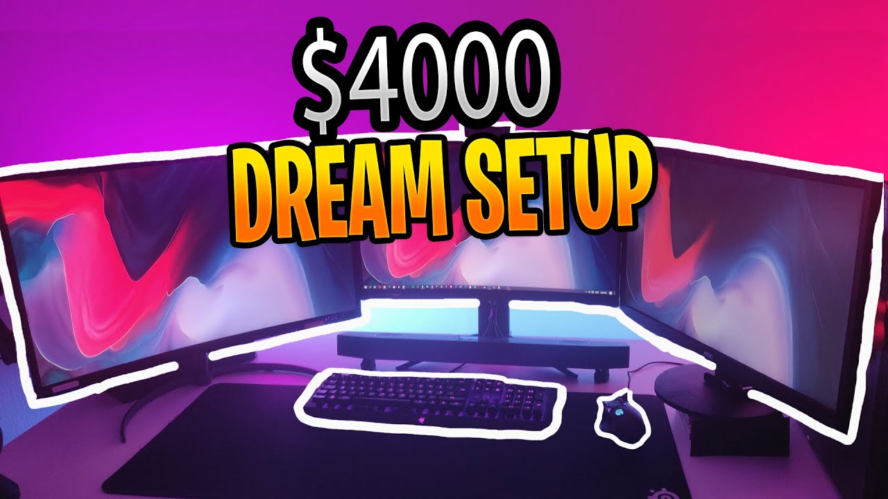 *INSANE* $4000 Dream Gaming Setup!! 2020 - YouTube