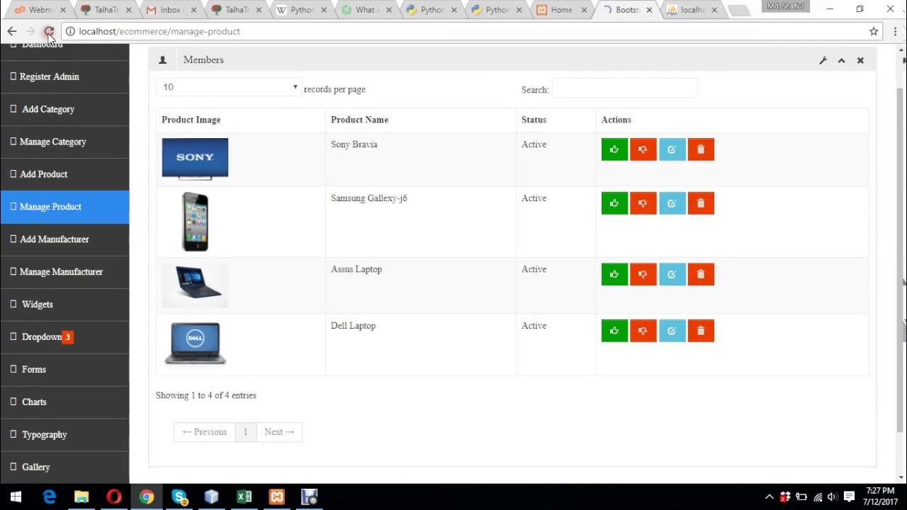 Day 33 Create Codeigniter Ecommerce Project Add Product Product Image Upload Youtube