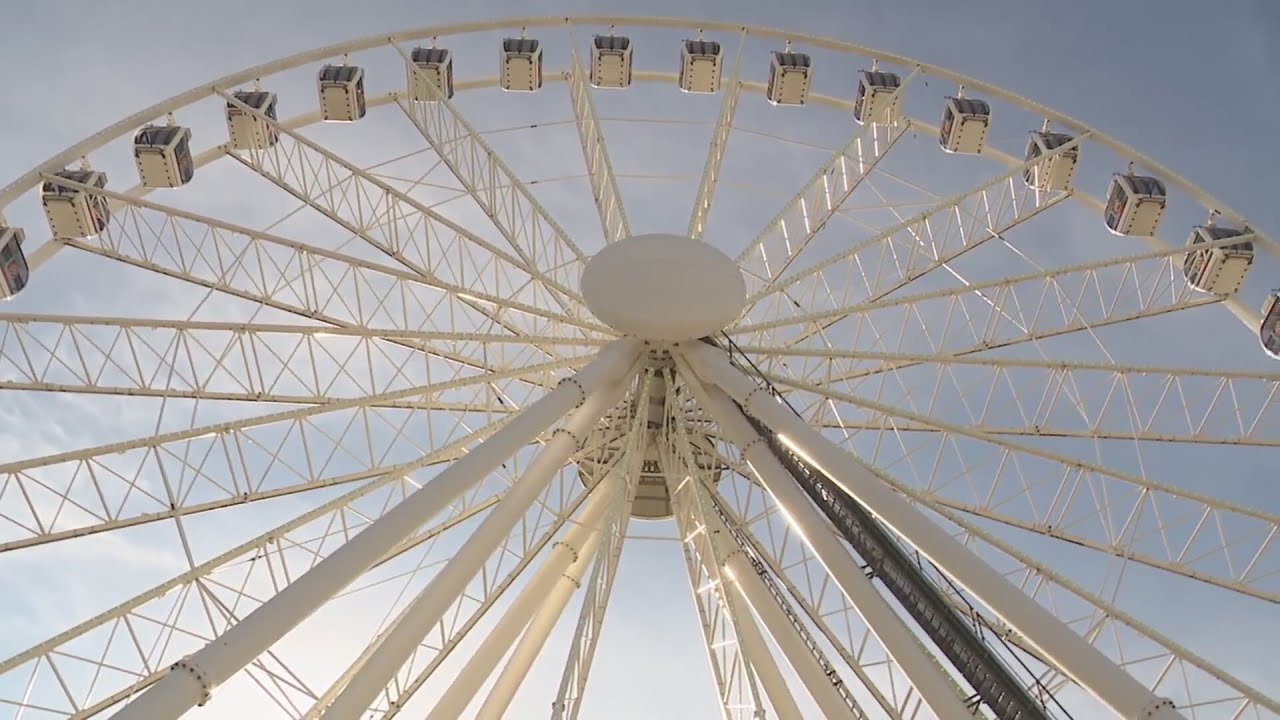 KC Wheel opens for first rides at Pennway Point - YouTube