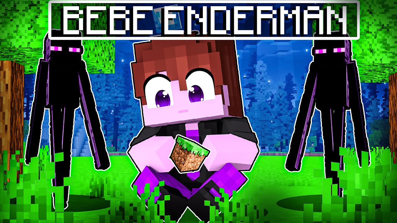 JOGANDO como UM BEBE ENDER no Minecraft - YouTube