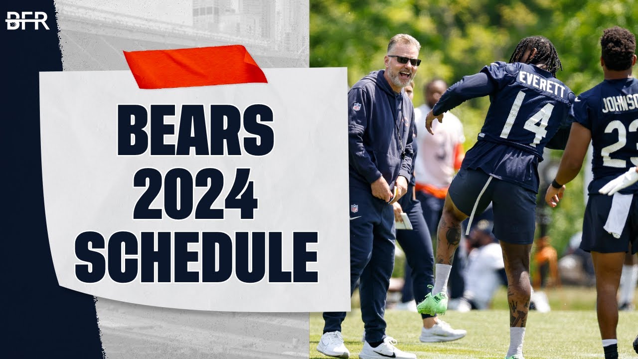 Chicago Bears 2024 Schedule Breakdown - YouTube