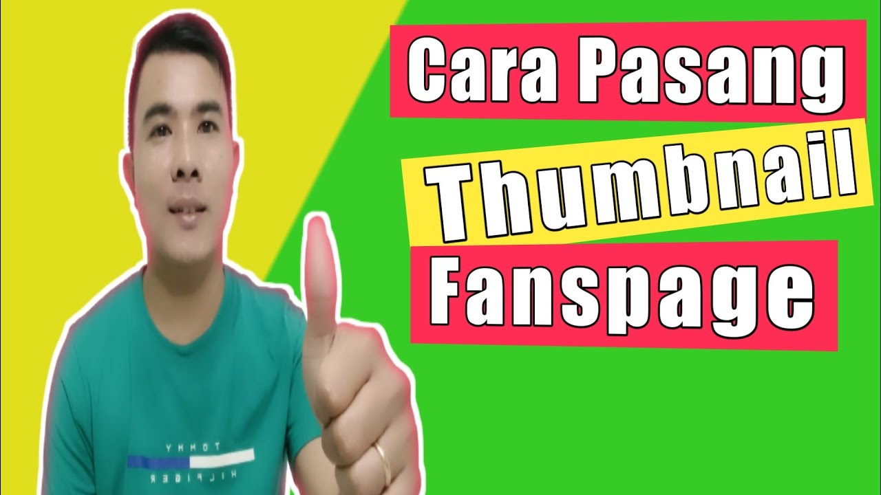 Cara pasang thumbnail di fanpage || cara memasang thumbnail Vidio ...