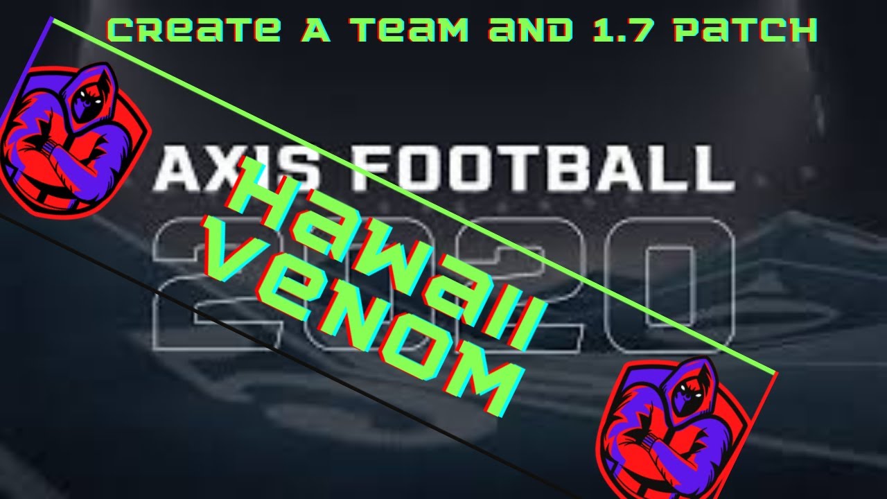Axis Football 2020 Create A Team gameplay - YouTube