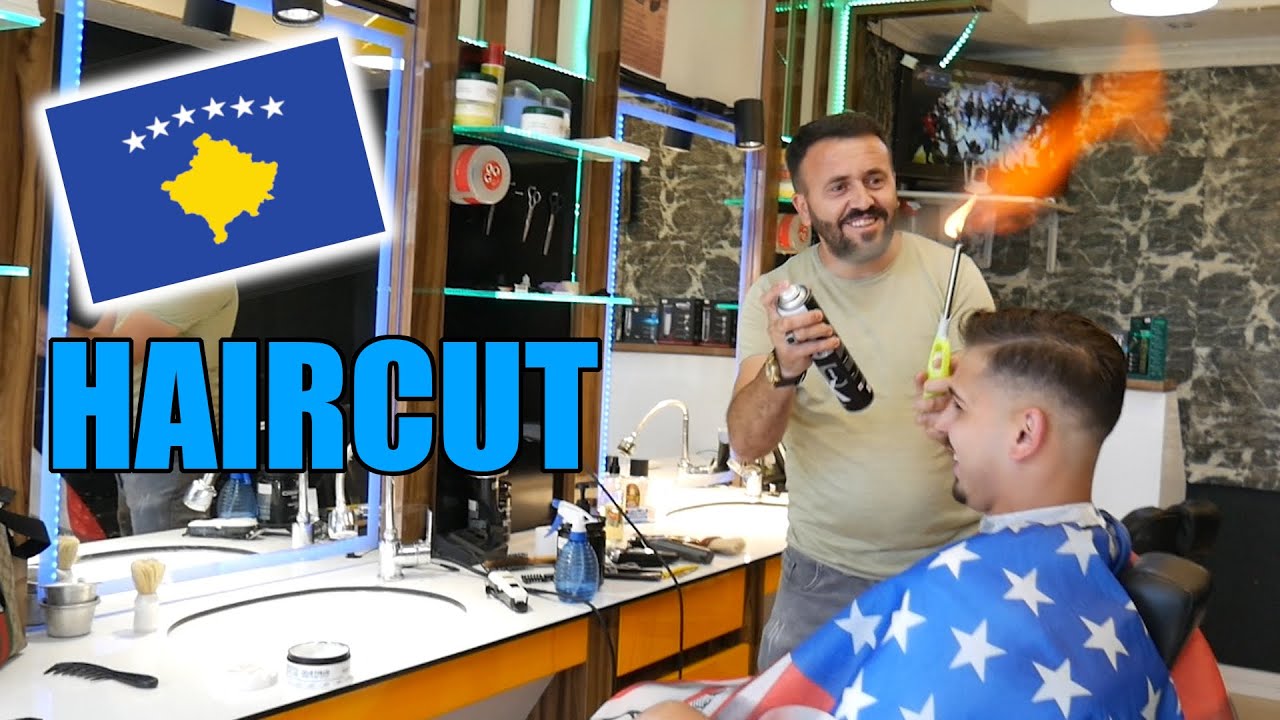 HAARE SCHNEIDEN IN KOSOVO😱🇽🇰 | HAIRCUT TUTORIAL - YouTube