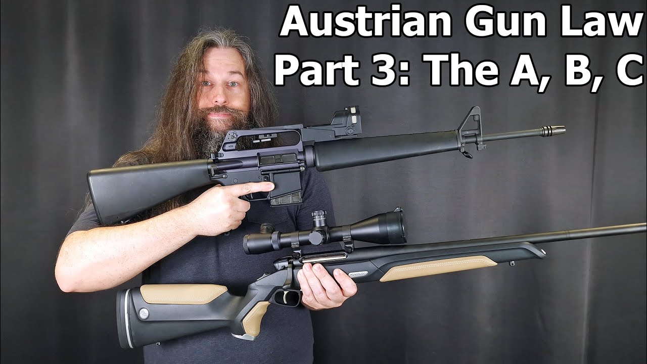 Austrian Gun Law Part 3: The Categories A, B and C - YouTube