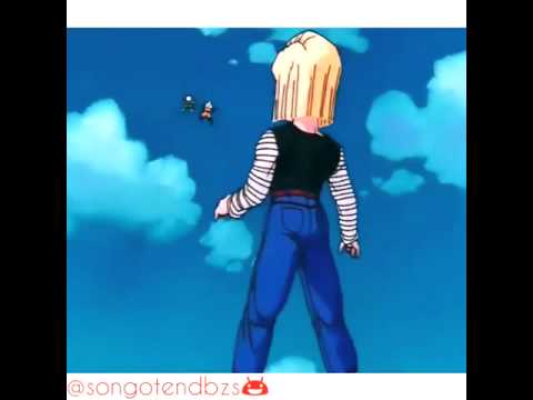 Goten and trunks vs Android 18 español latino - YouTube