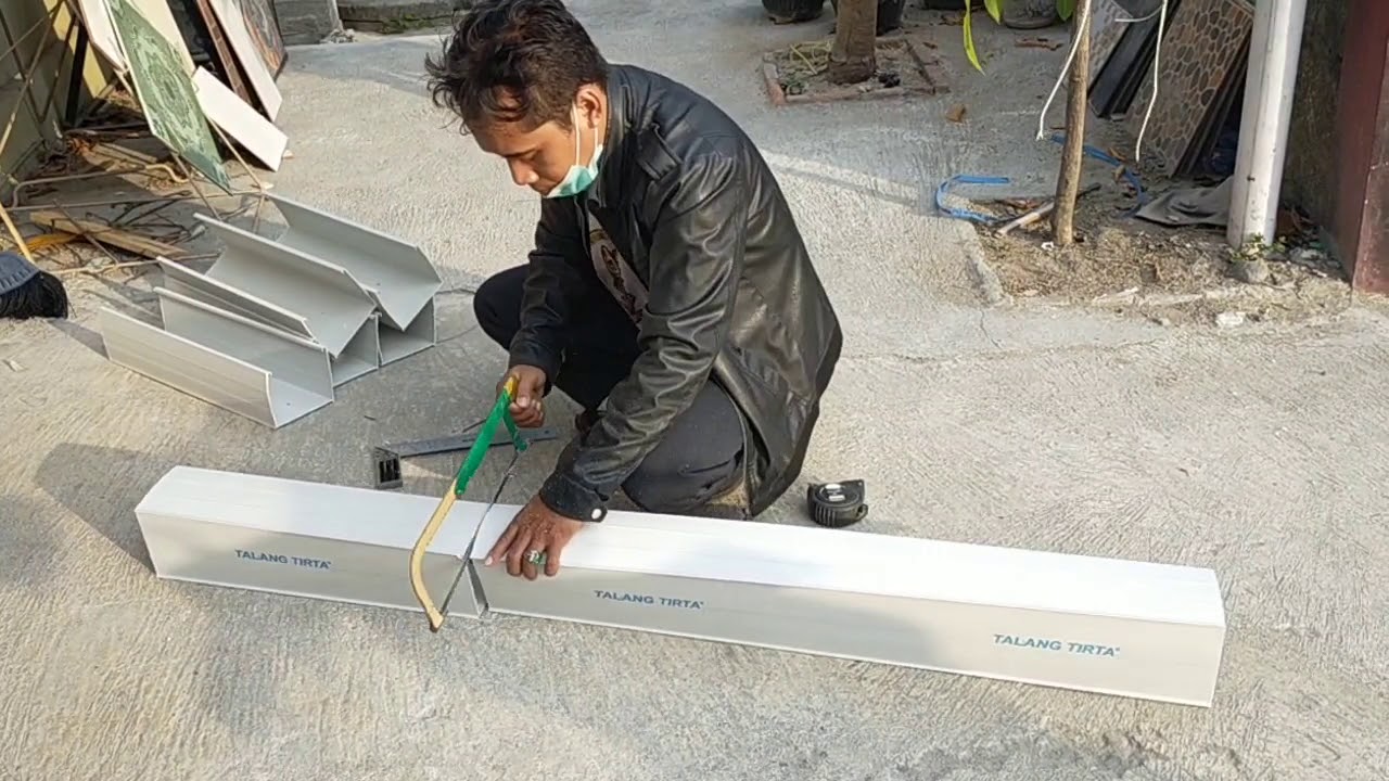 Talang air disulap jadi pot bunga?? Cuma abis 10rb an 1potnya (panjang ...