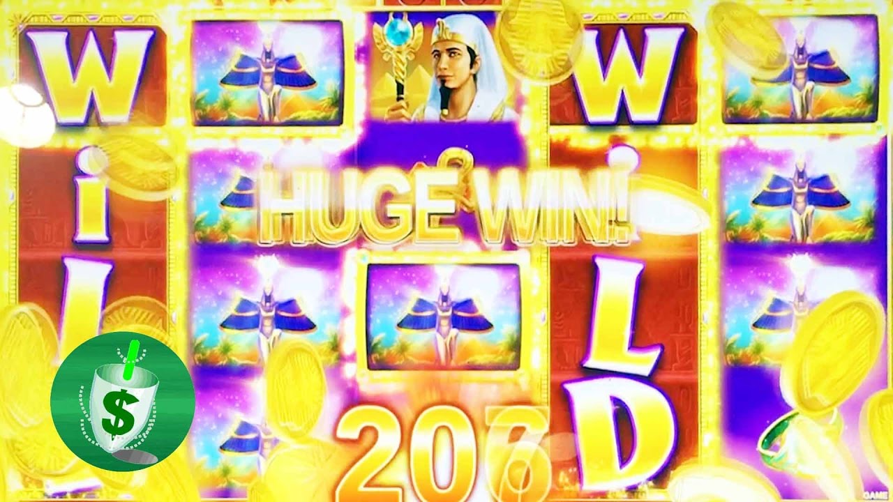 Golden Egypt slot machine, 2 sessions - YouTube