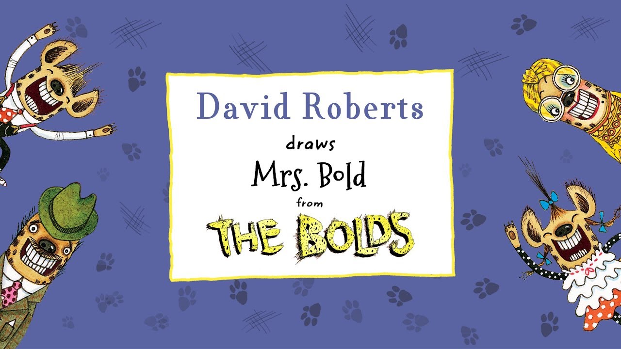 How to draw Mrs. Bold with David Roberts | The Bolds - YouTube