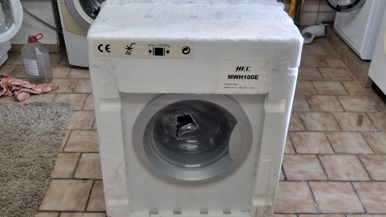 HEC MWH100E Waschmaschine - YouTube