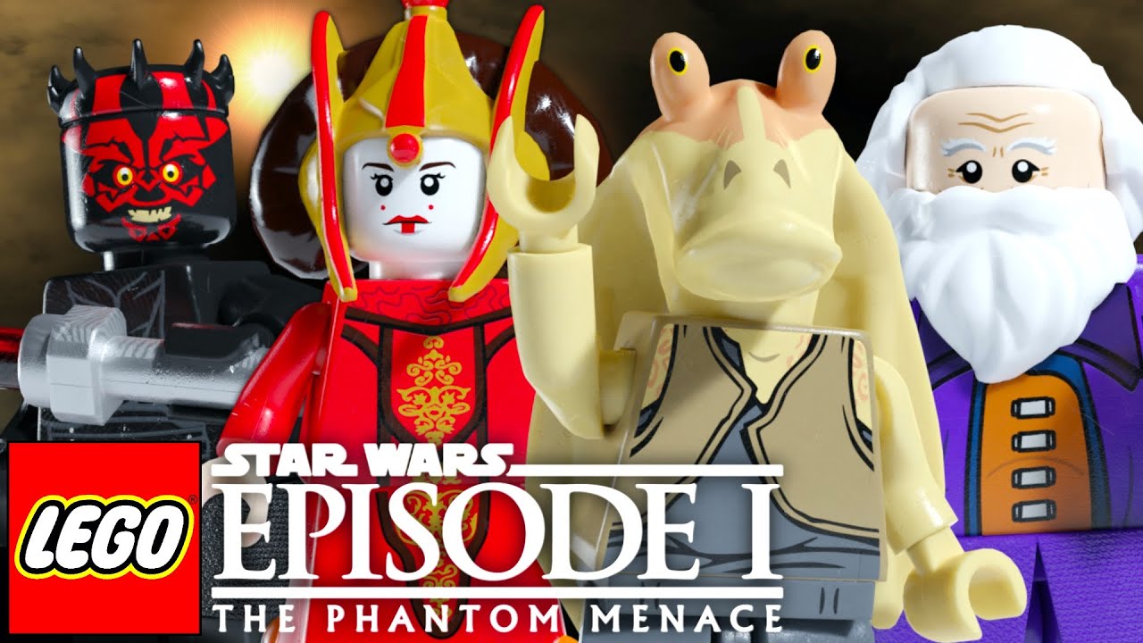 LEGO Star Wars CMF Series Ideas - Episode 1: The Phantom Menace! - YouTube