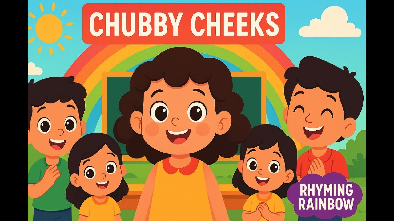 🎵 Chubby Cheeks Nursery Rhyme | Rhyming Rainbow | Kids Animation Song 🌈 ...