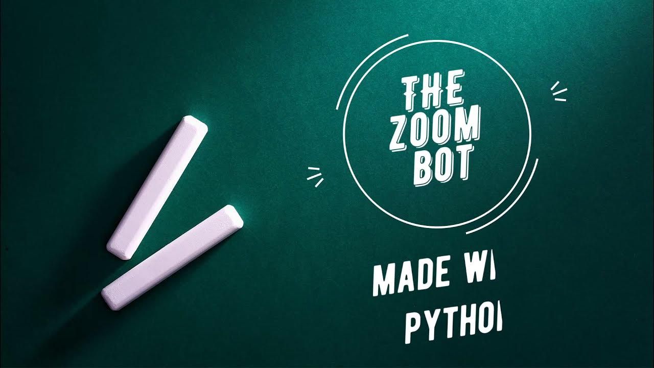 The Zoom Automation Bot | Python Script | Aayush Shah - YouTube