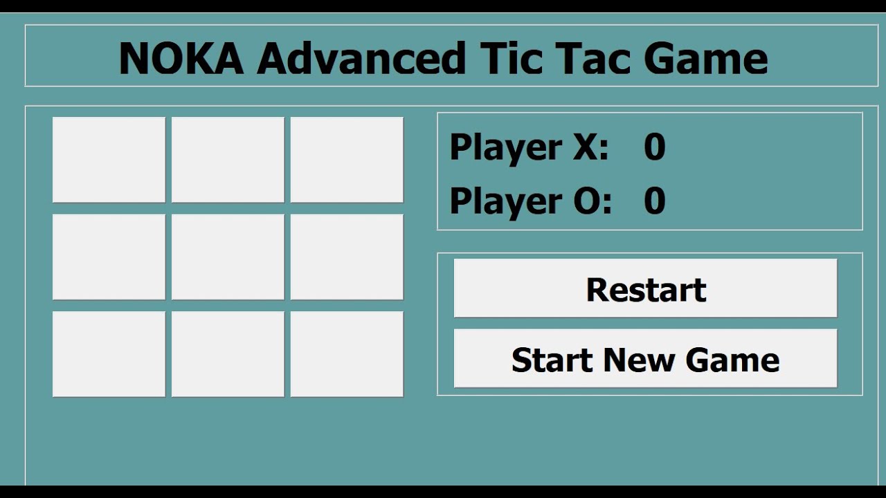 How To Create Tic Tac Game In Excel Vba Part 1 Youtube