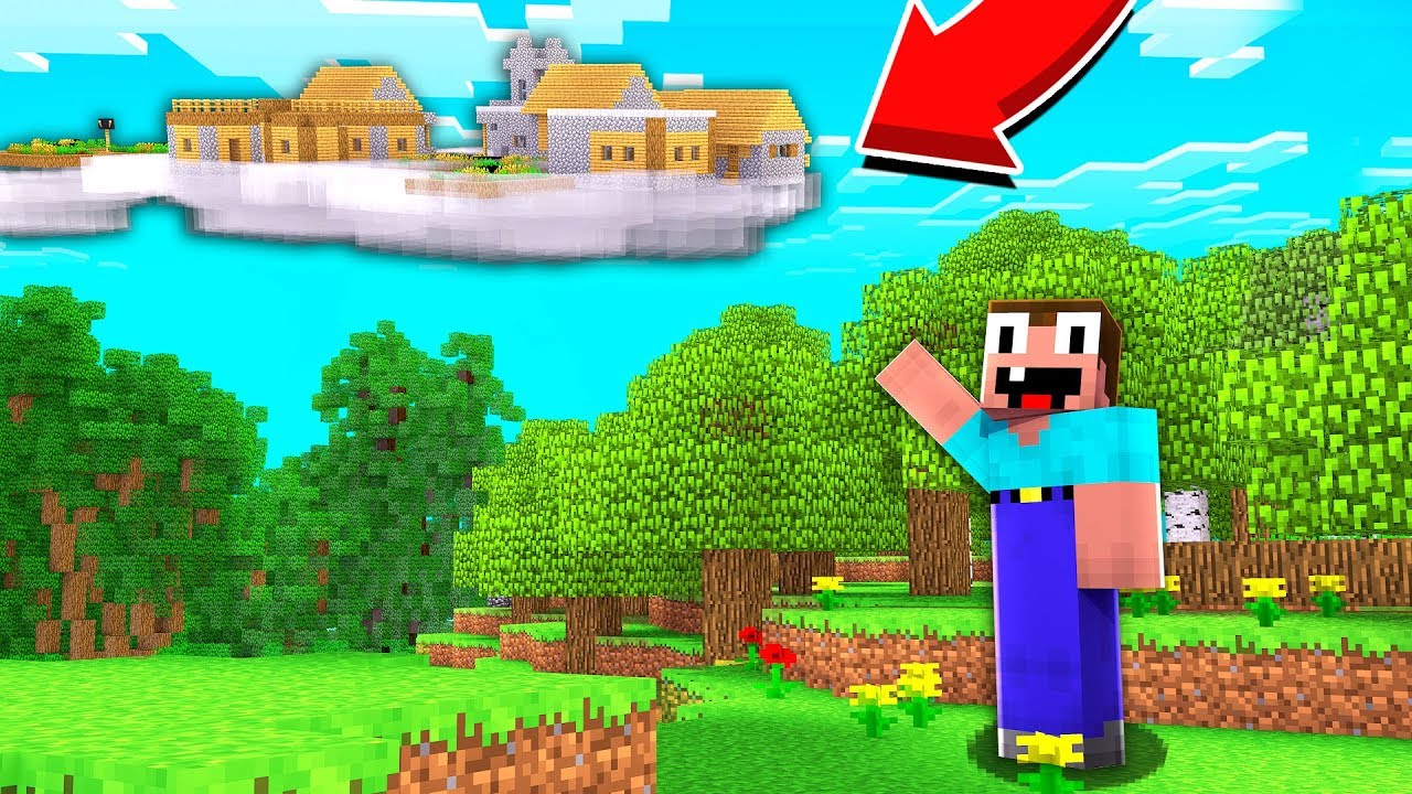 Minecraft NOOB vs PRO: NOOB FOUND a VILLAGE IN THE AIR in MINECRAFT ...