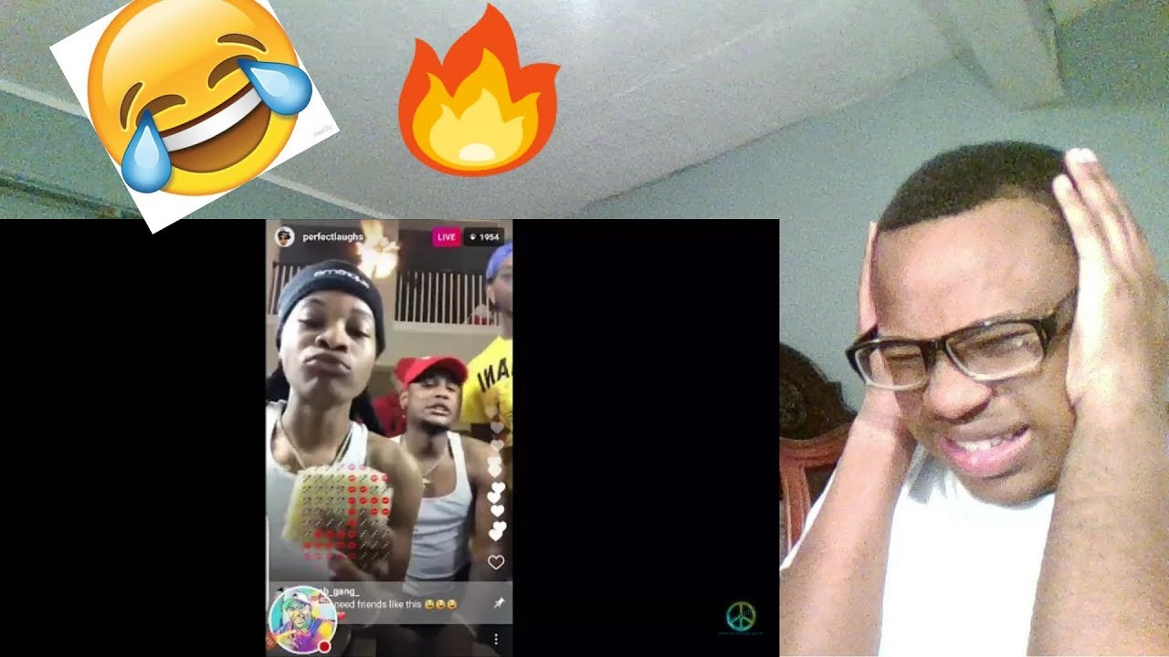 PERFECTLAUGHS ARMON AND TREY ON INSTAGRAM LIVE SINGING AND CLOWNING ...