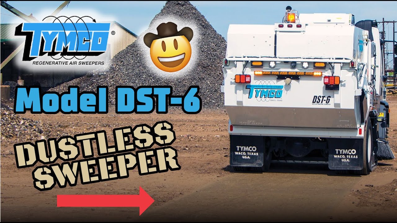 Tymco DST-6 Dustless Sweeper - YouTube