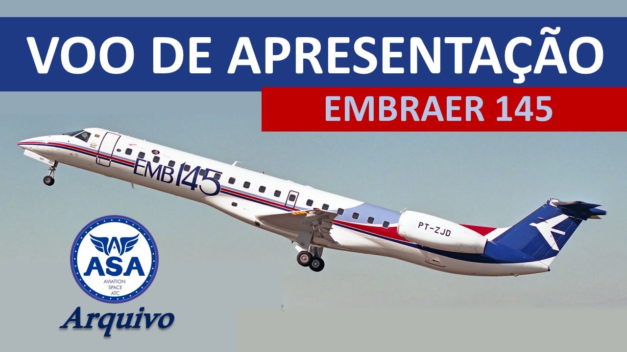 O VOO de APRESENTAÇÃO do EMBRAER 145 - EP. 482 - YouTube