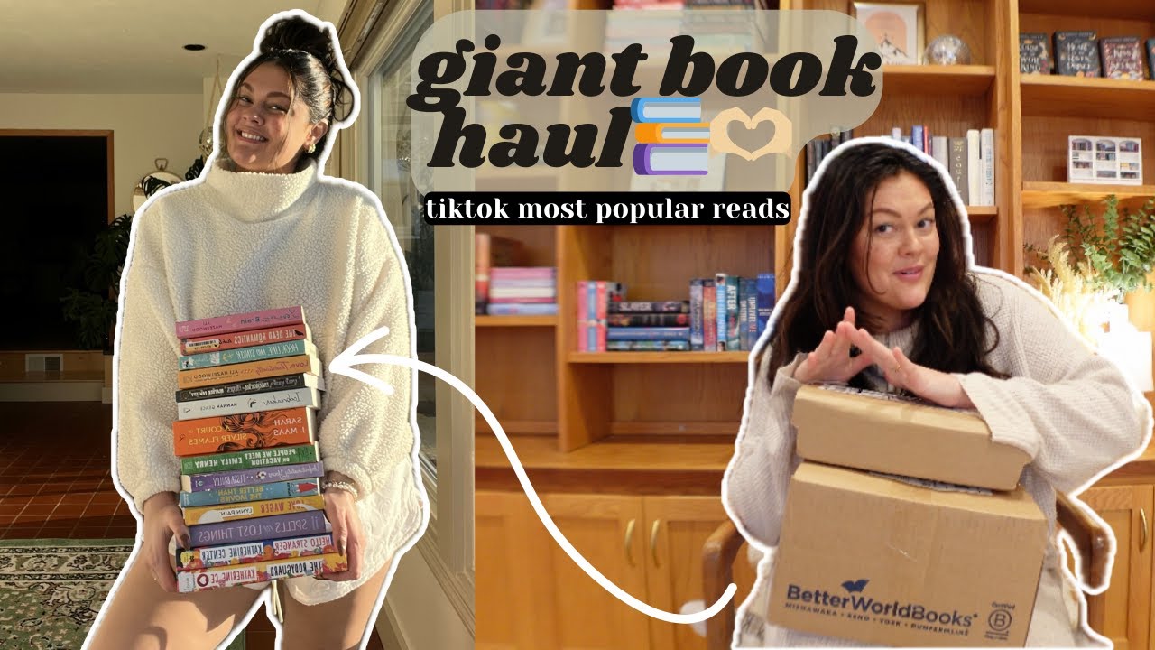 new year, new books!!! 📖 HUGE booktok inspired haul! - YouTube