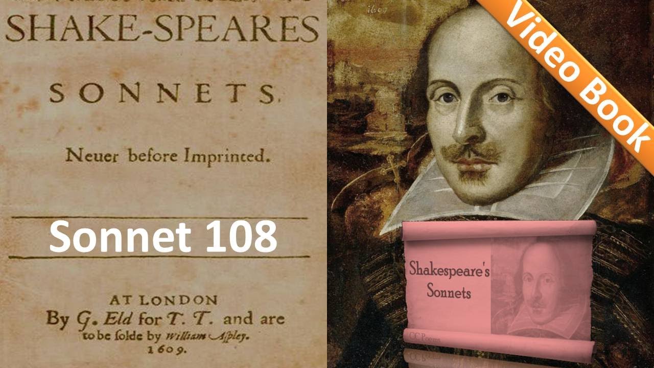 Sonnet 108 by William Shakespeare - YouTube