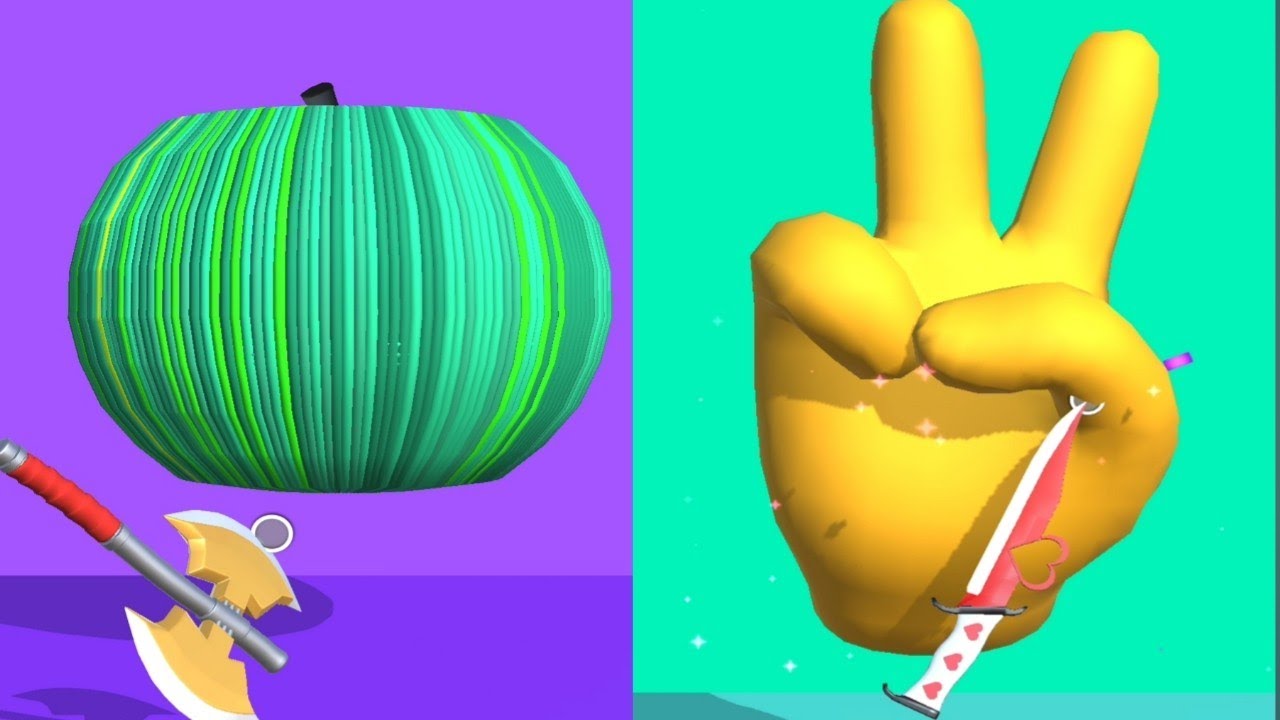 Rubber Cut!🍅 ️🔪! Slicing Gameplay! Satisfying and Relaxing ASMR Games ...