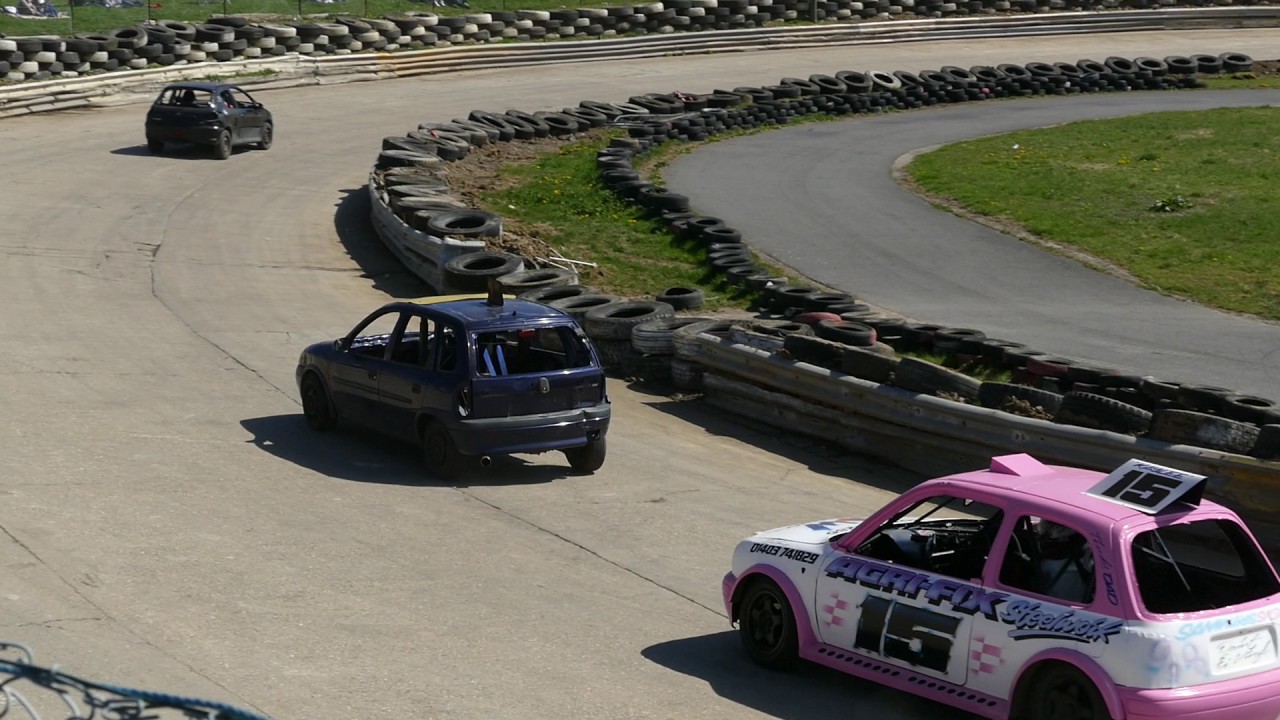 Joniors - Angmering Oval Raceway 2nd April 2017 (Non Contact) - YouTube