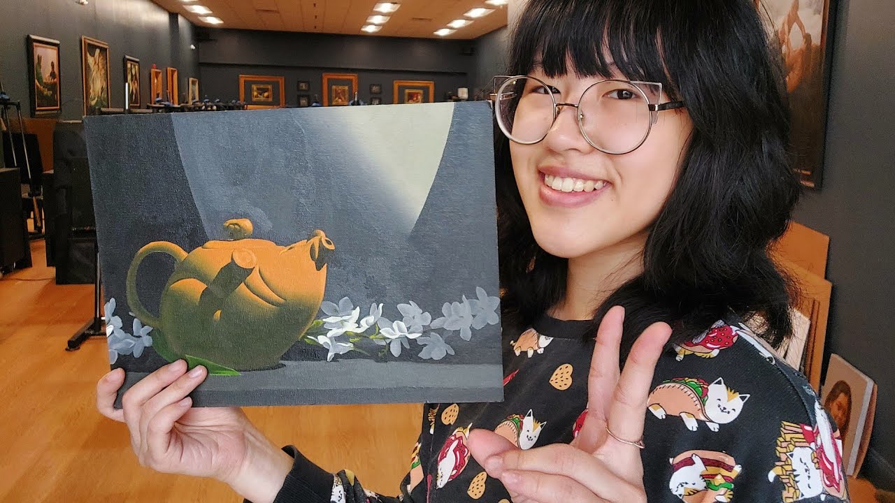 My First Real Painting - YouTube