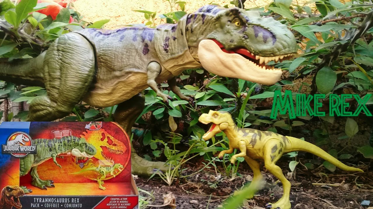 Tyrannosaurus Rex Pack "Buck & Jr" | Jurassic World Legacy Collection ...