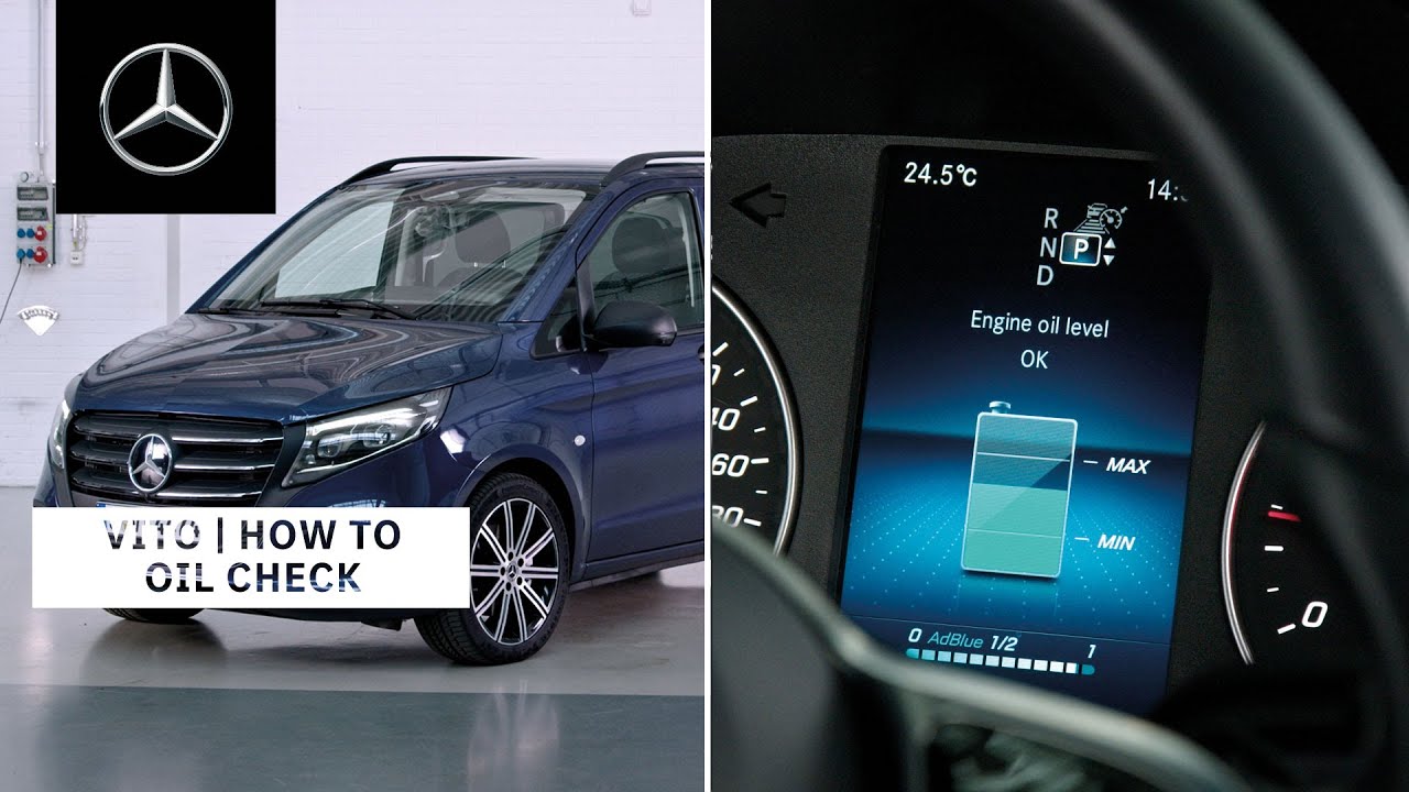 Mercedes-Benz | Vito 2024 | How To Check The Oil Level - YouTube