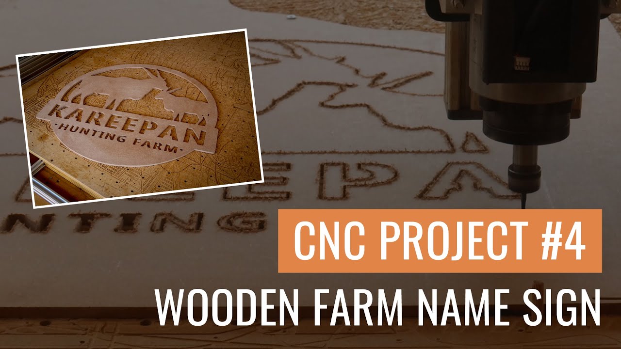 Making a Farm Name Sign with a CNC Router - YouTube