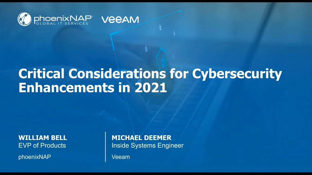 Webinar - Critical Considerations for Cybersecurity Enhancements in ...