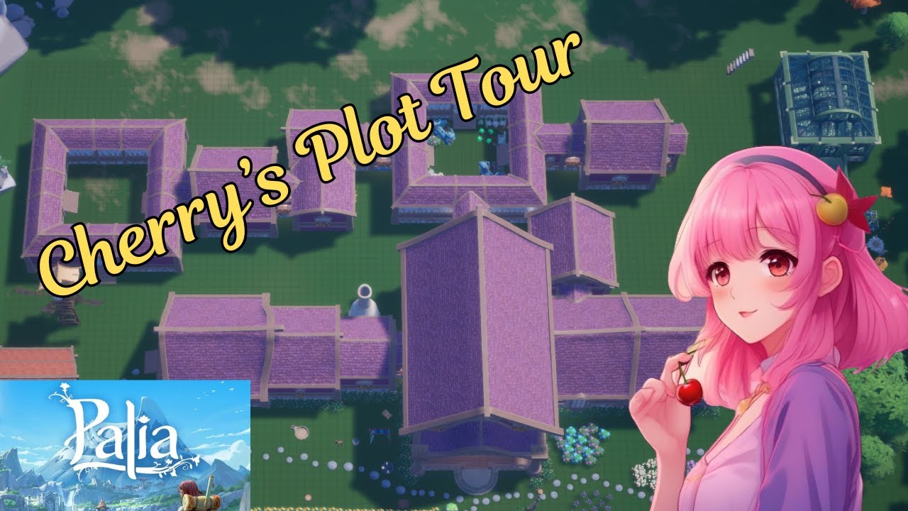 Welcome to the Cherry Farm! | Palia Plot Tour - YouTube