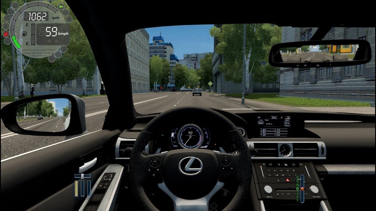 City Car Driving - Lexus Is350 f-sport | Driving Normal - YouTube