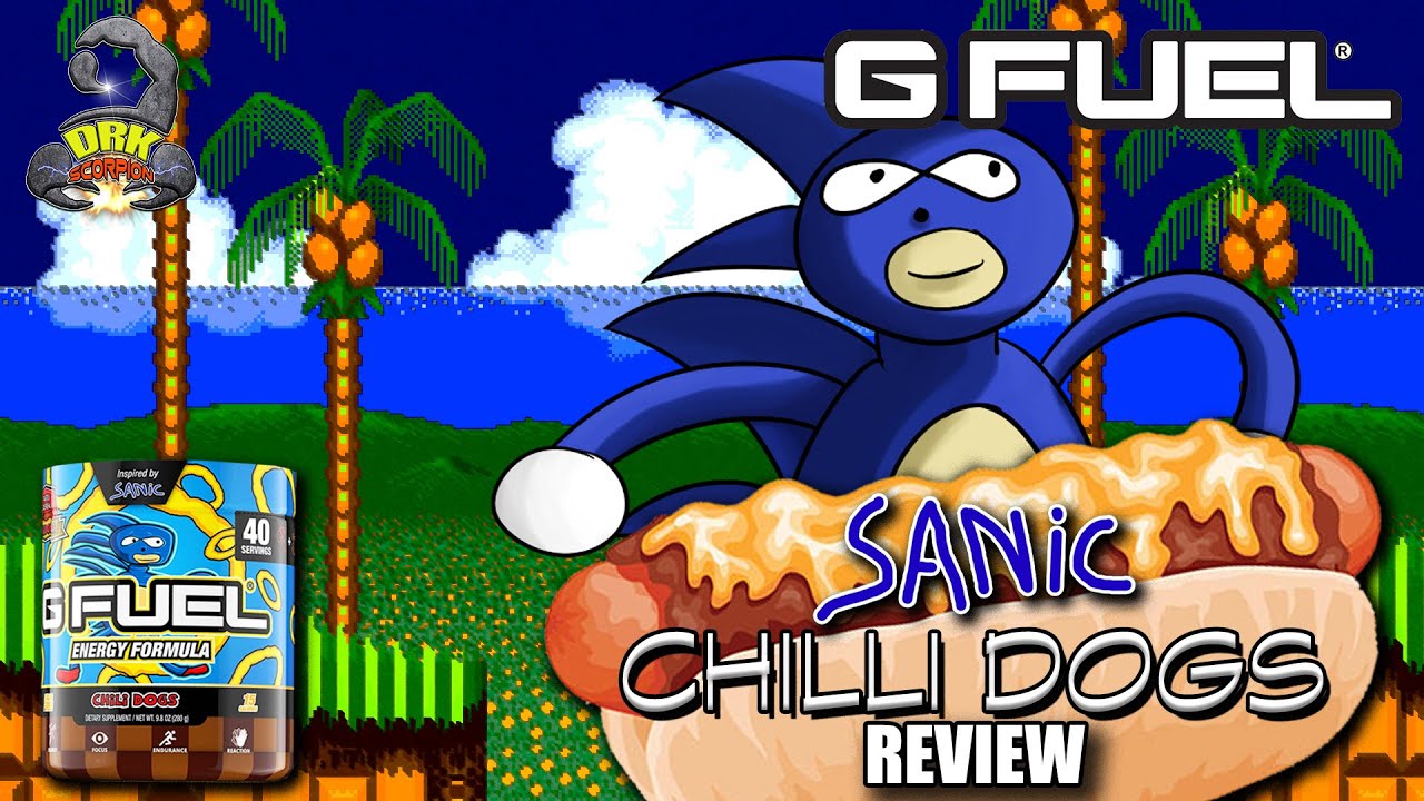GFuel Sanic Chilli Dogs Review & Reaction - YouTube