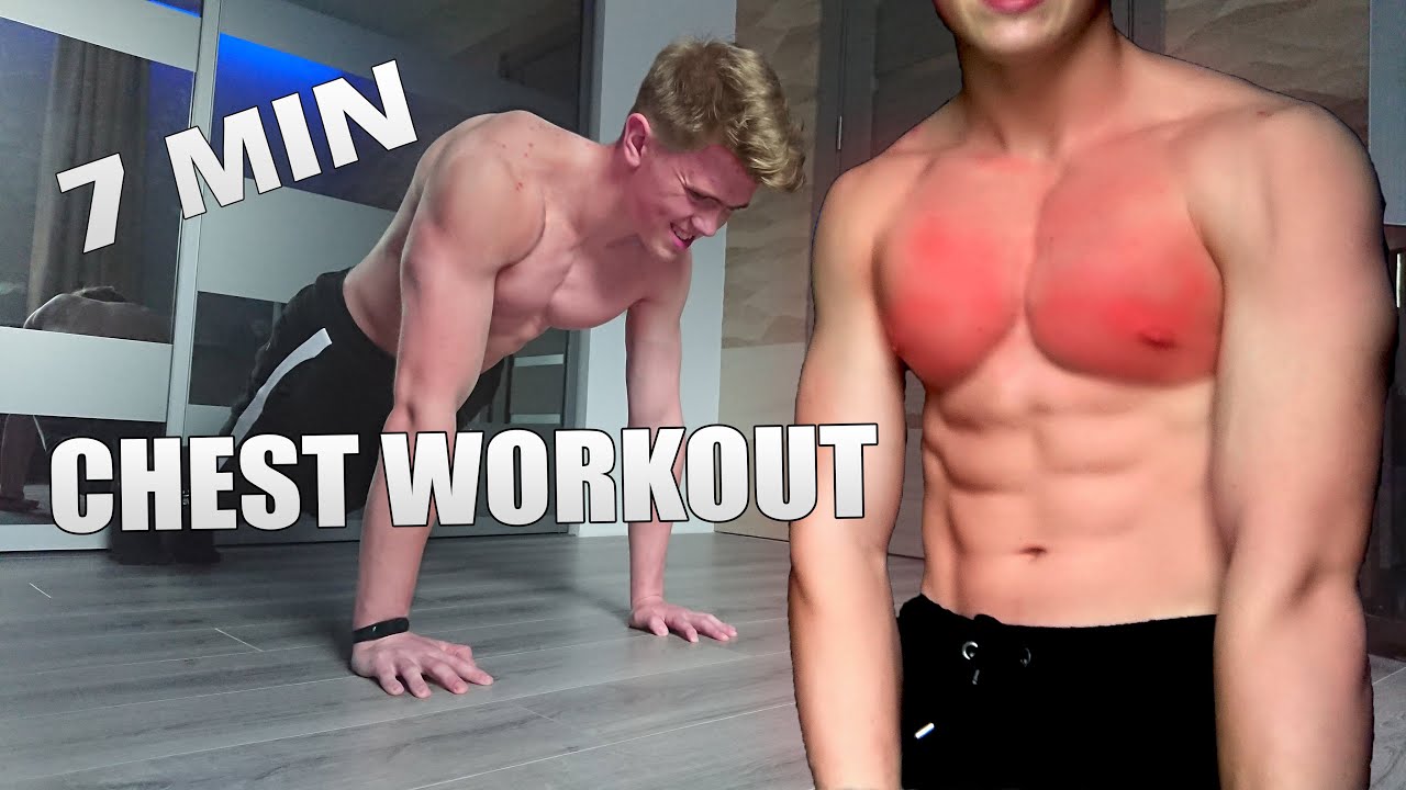 7 MIN Effective HOME CHEST WORKOUT | NO EQUIPMENT - YouTube