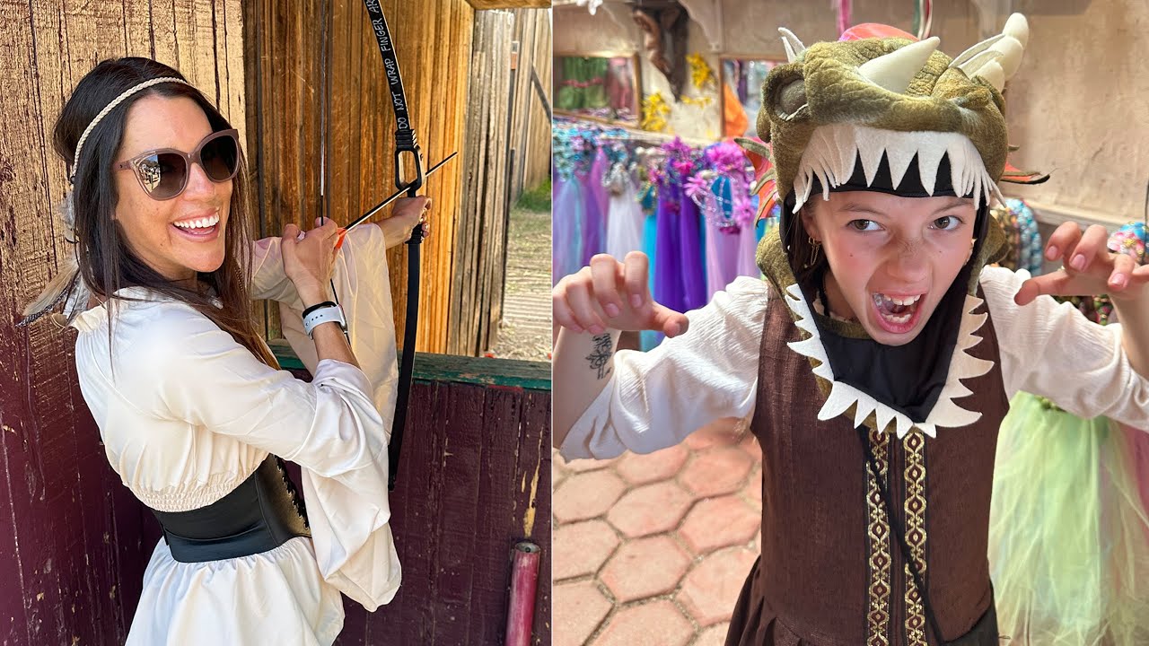 Renaissance Festival & Playing Carnival Games Vlog - YouTube