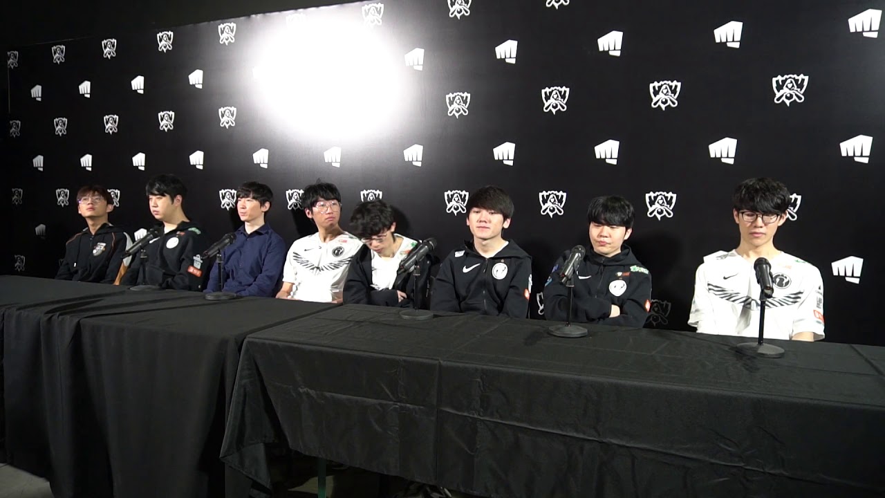 Invictus Gaming press conference, post GRF vs IG quarterfinals match ...