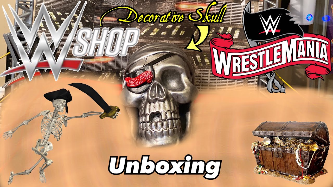 An Unboxing Video:WWEShop.com Exclusive WrestleMania 36 Decorative ...