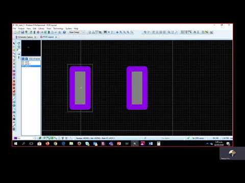 Creating footprint of DC Power Jack in Proteus - YouTube