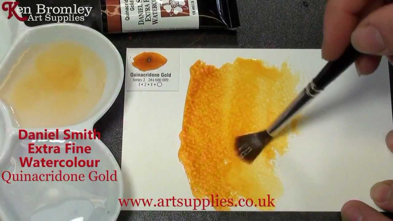 Daniel Smith Extra Fine Watercolour Quinacridone Gold 089 Series 2 ...