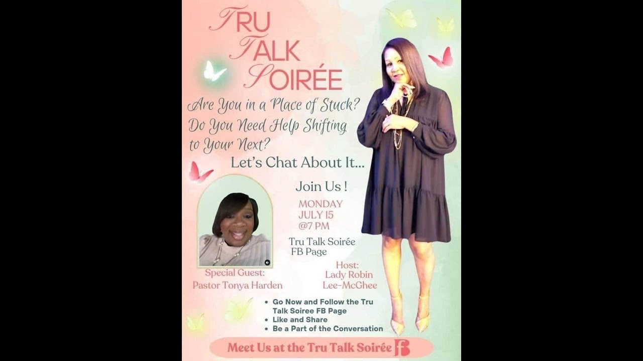 Tru Talk w/ Lady Robin Mcghee Topic: Getting unstuck - YouTube