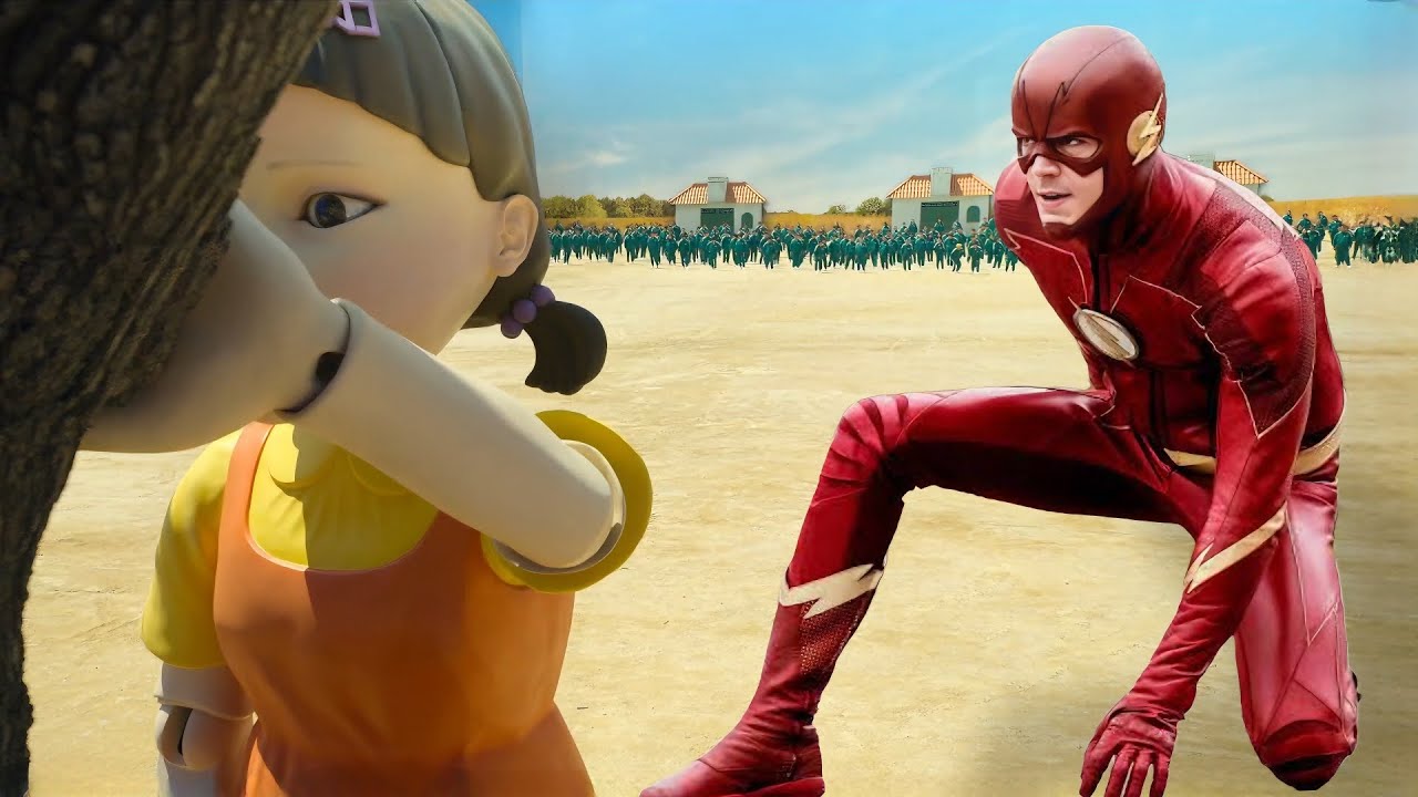Flash Joins Squid Game! - YouTube