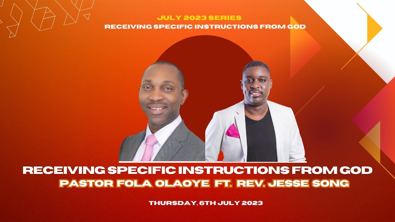 July 2023 Communion & Healing Service | Pastor Fola Olaoye Ft. Rev ...