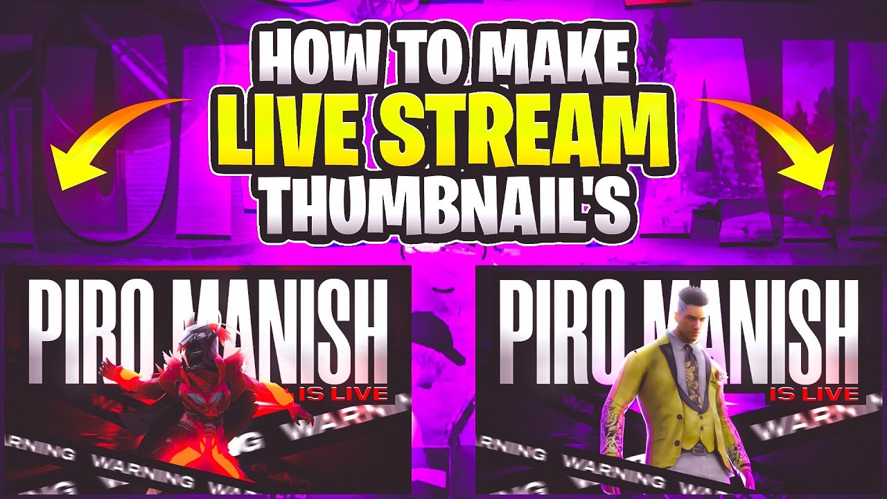 How To Make Live Stream Thumbnail In Android〡Full Video - YouTube