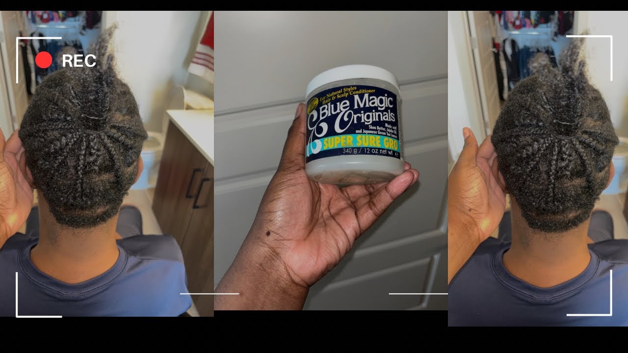GREASING SCALP WITH BLUE MAGIC | GREASING SCALP ASMR | HAIR MAINTENANCE ...