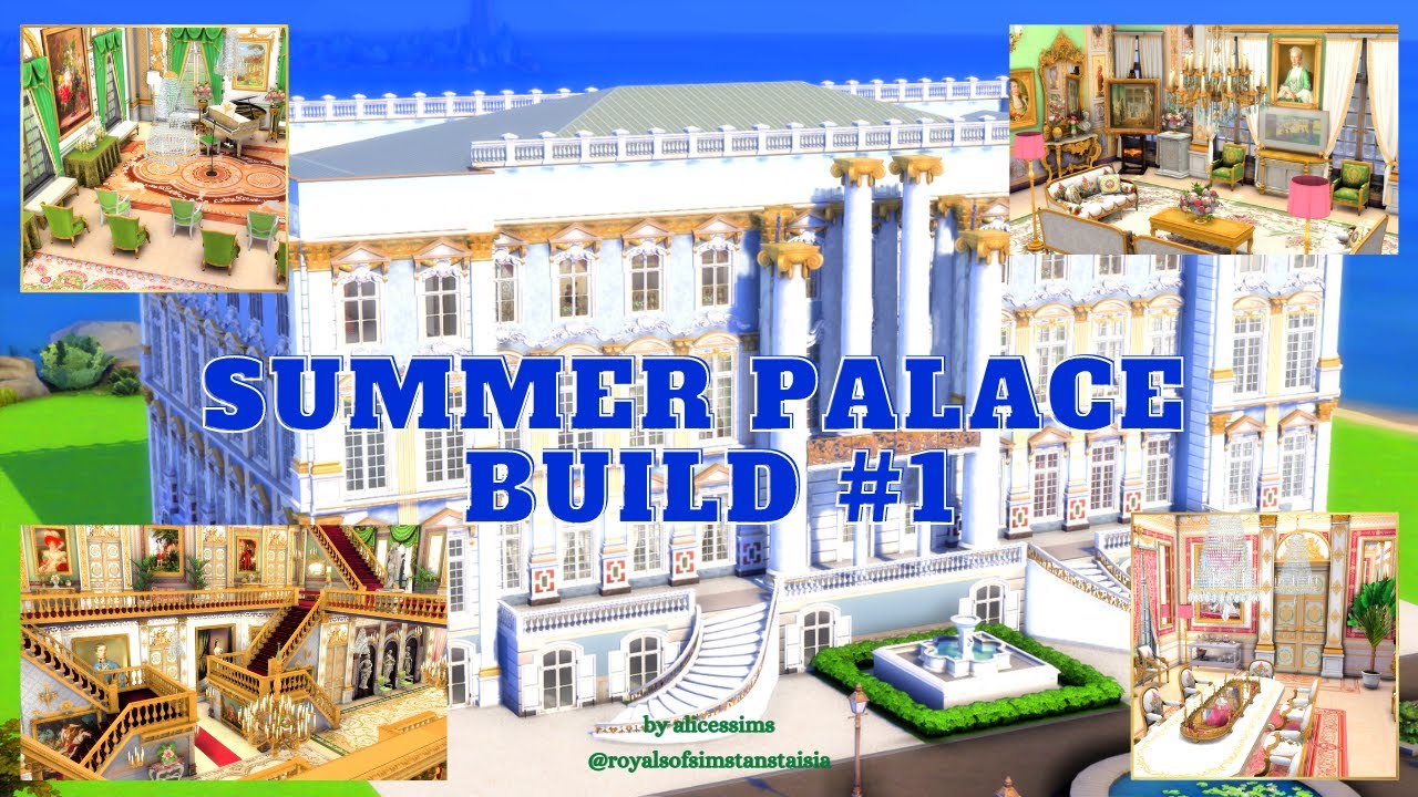 Let's Build a Summer Palace in The Sims 4! | Stream Reupload - YouTube