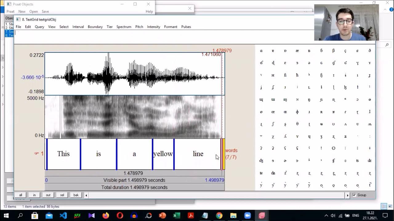 Praat Tutorial - Annotation with scripts and MORE - YouTube