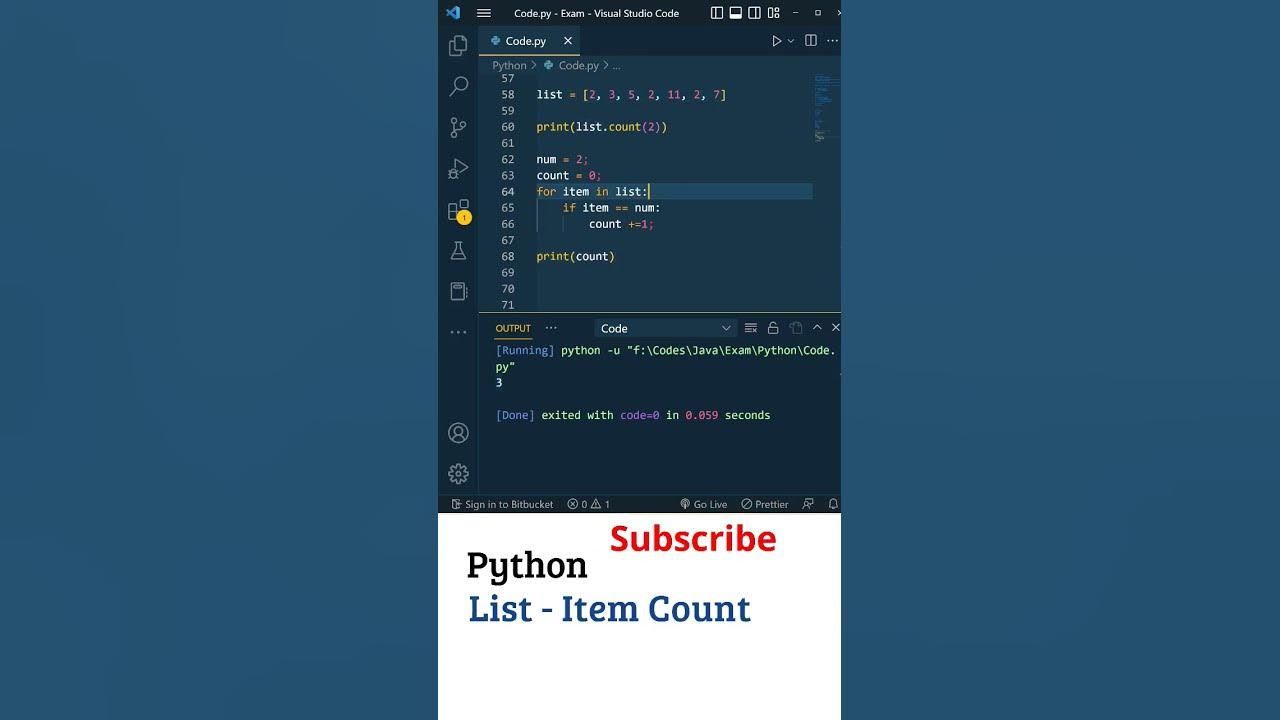 Python Interview Telugu Python Lists Count Item Python For
