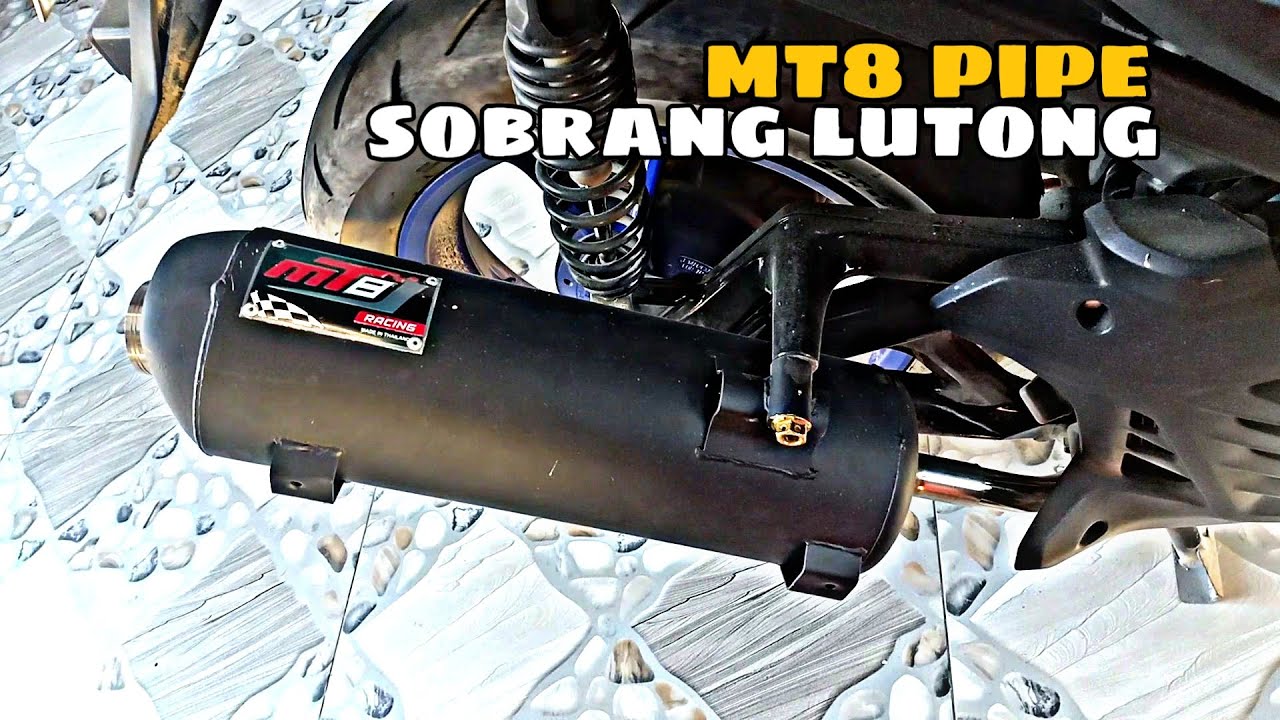 Mt8 Pipe Para kay Yamaha Aerox155 | Budget meal pipe para kay aerox ...