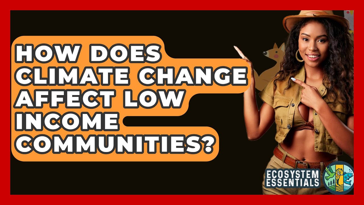 How Does Climate Change Affect Low Income Communities? - Ecosystem ...